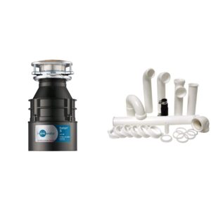 insinkerator badger 5 garbage disposal & pf waterworks garbage disposal installation kit