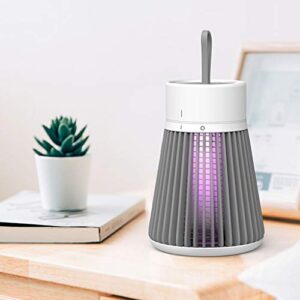 Bug Zapper, Mosquito Zapper Fly Trap Mosquito Killer Lamp USB Electric Radiationless LED Mute Bed Bug Killer Indoor for Mosquito Insect Gnat Moth Fruit Flies with a Small Brush (Decorative Buttons)