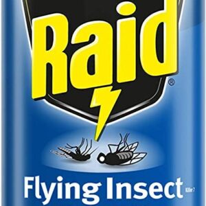 Raid Flying Insect Killer, Kills Flies, Mosquitoes, and Other Flying Insects on Contact, for Indoor and Outdoor Use, Orange Breeze Scent, 18 oz (3 Pack)