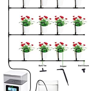 Automatic Watering System for Potted Plants,Indoor Watering System for Plants,Automatic Plant Waterer Indoor for Water and Nutrient Solution,with Programmable Timer, Real Time Clock