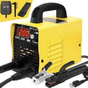 stick welder, welding machines, welder machine 110v, mini welder machine beginners arc welder 200amp with display lcd use welding rod tools