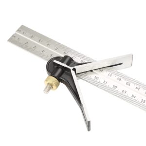 Combination Square Combination Square T Square 600mm Metal Adjustable Combination Square Right Angle Ruler Engineer Measuring Tool with Square Head