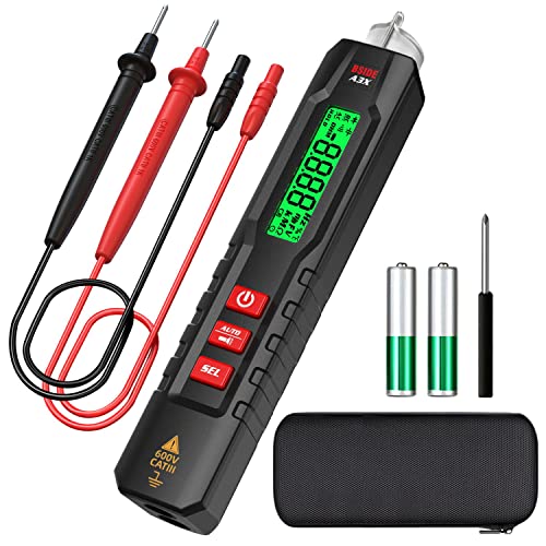 BSIDE Voltage Tester 3-Results Display Voltage Detector, Capacitance and Diode Measurement, Non-Contact AC Electricity Sensor Pen Live/Neutral Wire Check Breakpoint Locate V-Alert Tester