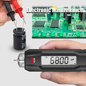 BSIDE Voltage Tester 3-Results Display Voltage Detector, Capacitance and Diode Measurement, Non-Contact AC Electricity Sensor Pen Live/Neutral Wire Check Breakpoint Locate V-Alert Tester