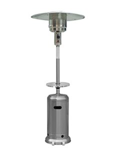 hiland hlds01-bst-cv outdoor patioi tall heater, steel