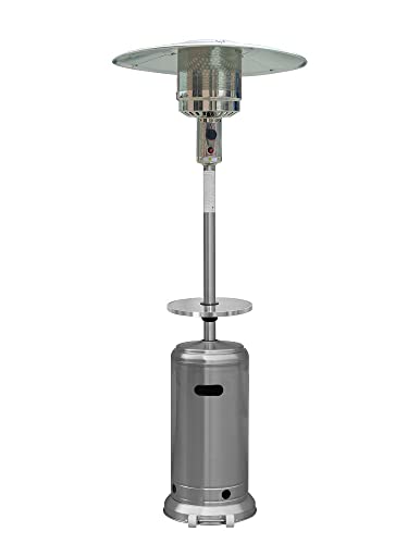 Hiland HLDS01-BST-CV Outdoor Patioi Tall Heater, Steel