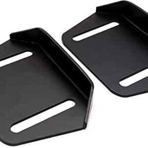 (2 Pack) 784-5580 Snow Blower Skid Plate Shoes Black Height Adjust Skid Shoe Replacement MTD Snowthrower 784-5580-0637