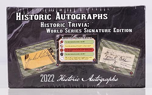 2022 Historic Trivia: World Series Signature Edition