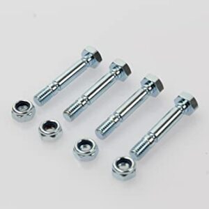 Aillsa 303160355P / 303160355 for Powersmart Snow Blower Shear Pins Set Four Shear Pins and Nuts