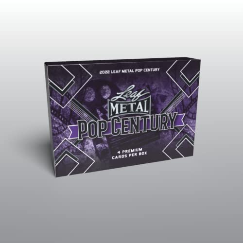 2022 Leaf Metal Pop Century Hobby Box 4 Premium Cards