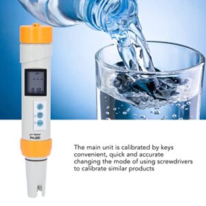 plplaaoo PH Meter, 0.1 High Accuracy,0-14PH Range,Digital PH Tester Pen, Portable Water Quality Tester with Lanyard,Easy to Calibrate Replacement Probe Water PH Tester Fits Household Drinking,Pool