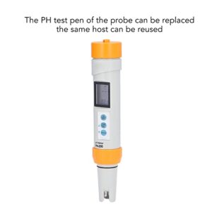 plplaaoo PH Meter, 0.1 High Accuracy,0-14PH Range,Digital PH Tester Pen, Portable Water Quality Tester with Lanyard,Easy to Calibrate Replacement Probe Water PH Tester Fits Household Drinking,Pool