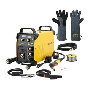 mig welder, digital mtg225d mig/lift tig/stick 3 in 1 multiprocess welder-welding gloves