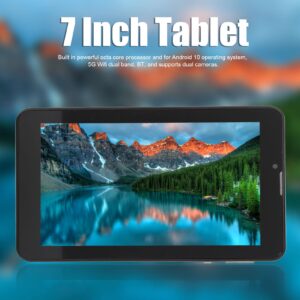 Tablet 7 Inch for Android 10 Tablet PC, 1280x800IPS HD Display, Octa Core Processor, 3500mAh, 2G RAM 32G ROM, 5G WiFi Bluetooth Dual Band, Dual Camera, Educational, Games(Blue)