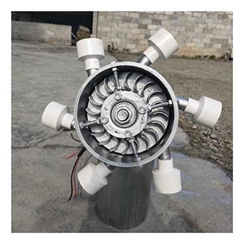 Mdxtog 3KW Hydroelectric Generator, Aluminum Alloy Material Vertical Drop 30 Meter 220V 50mm Tube Outdoor Water Turbine Generator