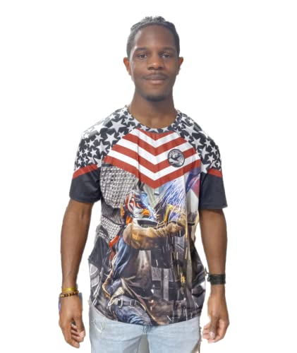 Lee Swaby Welder Shirt 3D, American Stars and Stripes