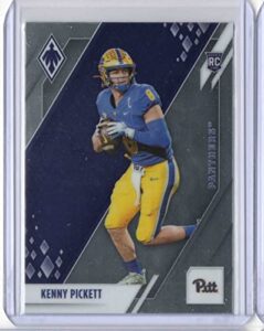 2022 panini chronicles draft picks phoenix #11 kenny pickett - pittsburgh panthers - rookie year