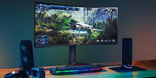 LG UltraGear QHD 34-Inch Curved Gaming Monitor 34GP63A-B, VA with HDR 10 Compatibility and AMD FreeSync Premium, 160Hz, Black