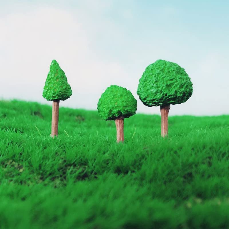 30PCS Model Trees Mixed Miniature Trees Mini Tree Model for Moss Bonsai DIY Crafts Fairy Garden Landscape Decor