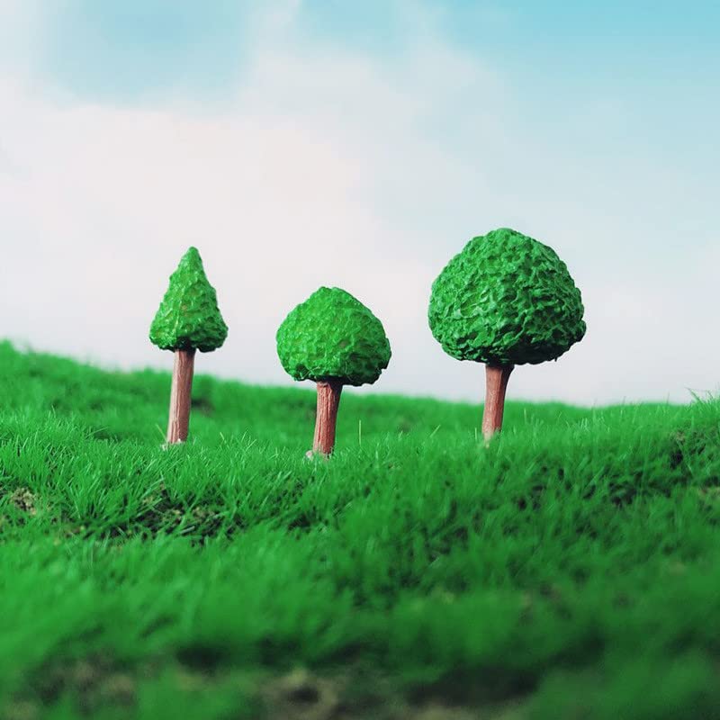 30PCS Model Trees Mixed Miniature Trees Mini Tree Model for Moss Bonsai DIY Crafts Fairy Garden Landscape Decor