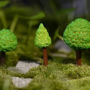 30PCS Model Trees Mixed Miniature Trees Mini Tree Model for Moss Bonsai DIY Crafts Fairy Garden Landscape Decor