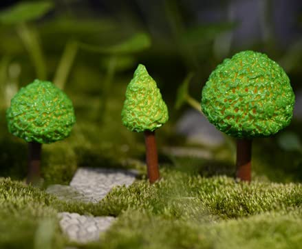 30PCS Model Trees Mixed Miniature Trees Mini Tree Model for Moss Bonsai DIY Crafts Fairy Garden Landscape Decor