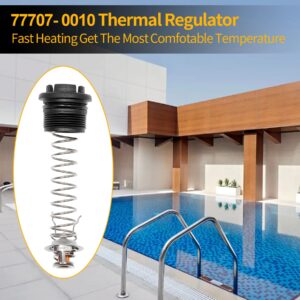 Thermal Regulator Compatible with MasterTemp and Sta-Rite Pool Spa Heaters, and All SR200 SR333 SR400 Models, Replace# 77707-0010, 38000-0007S