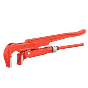 maxpower swedish pipe wrench 12 inch x 90 degree angled jaw