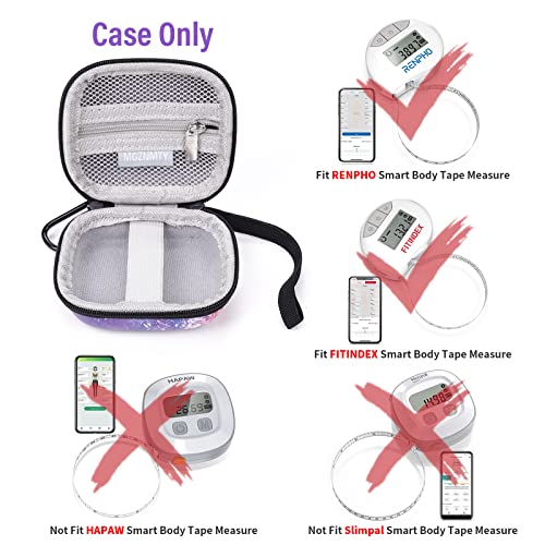 MGZNMTY Hard Protective Storage Case for RENPHO Body Measuring Tape Weight Loss, Body Tape Measure Travel Case (Only Storage Case, Not Included Tape Measure Device)