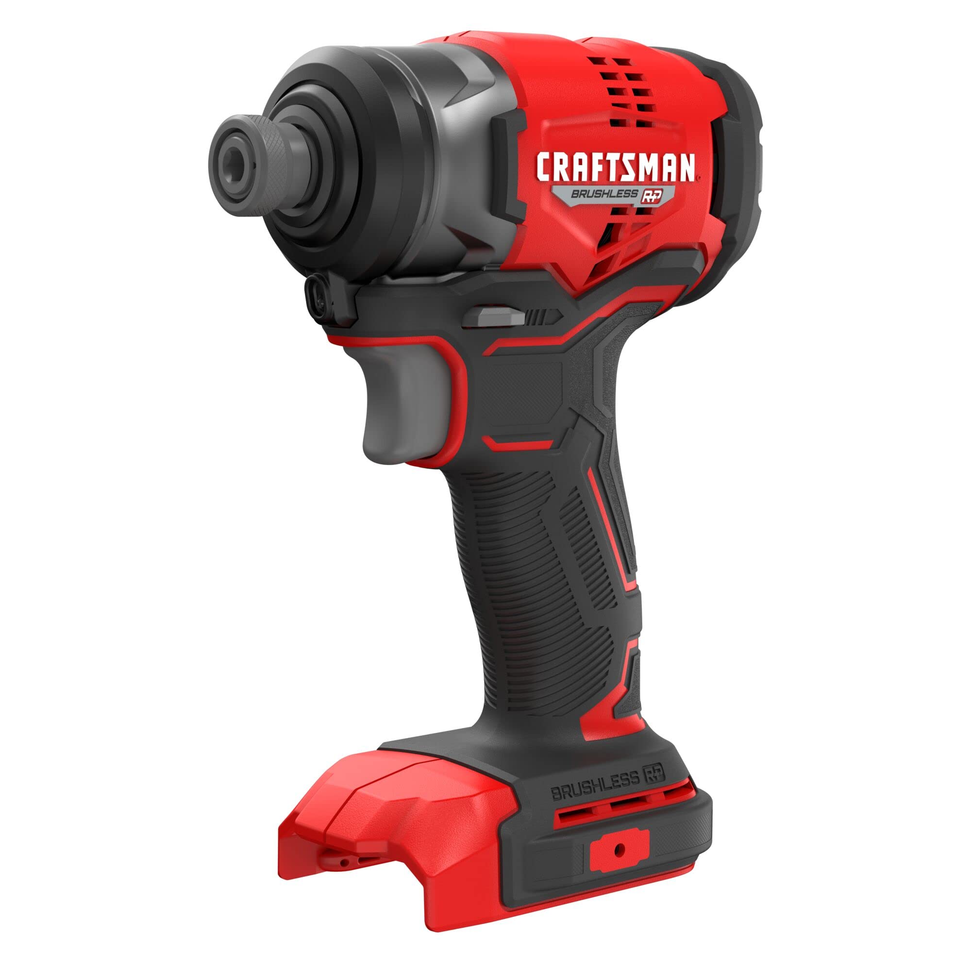 CRAFTSMAN V20 Cordless Impact Driver, 1/4 inch, Bare Tool Only (CMCF813B)