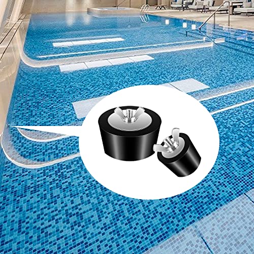 Dianrui 3pcs (1 Inch, 1.5 Inch, 2 Inch) Pool Winterizing Plug, Swimming Pool Winter Expansion Plugs, Rubber Pool Plugs, Pool Return Line Plugs Skimmer Plugs K1-041-3