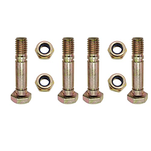 4PK Shear Bolt and Nut Fits MTD Cub Cadet Troy-Bilt 710-0890 710-0890A 910-0890A Snow Thrower