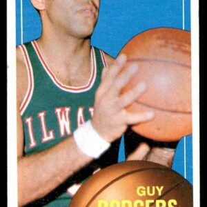 1970 Topps # 22 Guy Rodgers Milwaukee Bucks (Basketball Card) VG Bucks Temple