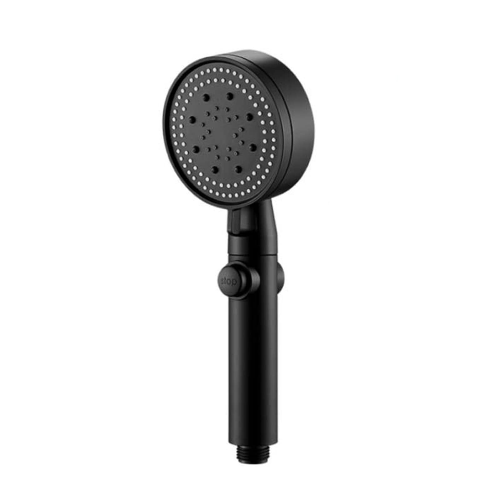 Multi-Functional High Pressure Shower Head with 5 Modes, High Pressure Handheld Shower Head with ON/Off Switch for Home Bathhoom, Water Saving, Easy to Install (Black A)