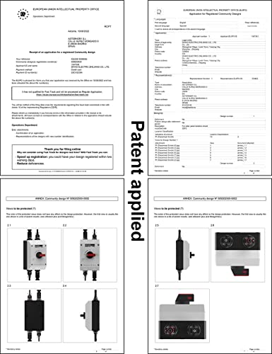 DIHOOL Solar Panel Disconnect Switch, DC 30 Amp PV Solar Isolator Disconnect, DC1200V, IP66