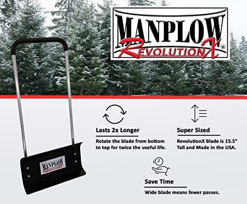 MANPLOW Mantis Handle with Grab Bar (RevolutionX Blade, 40")