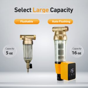 iSpring Whole House Water Filter System + Spin Down Sediment Water Filter