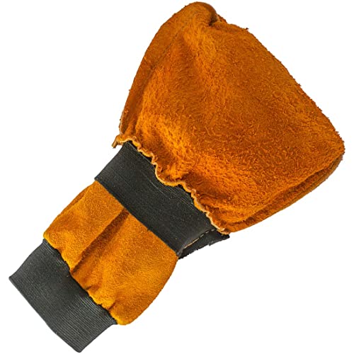 VIDAYA Leather Welding Work Sleeves for Men, Welding Safety Arm Protection Sleeves, Fire Resistant, Heat and Abrasion Resistant Welder Protective Arm Covers (1 Pair)