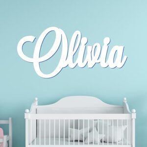 wooden custom name sign, nursery name sign, family name signs, choice of size & fonts!