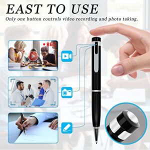 TKQTZ 64GB Camera Pen 1080P Motion Detection Security Camera Pen with Mini Spy Hidden Camera for Indoor Outdoor Meetings and Classrooms