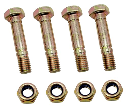 710-0890 Shear Pins and Nuts Fits MTD Cub Cadet Troy-Bilt 710-0890 710-0890A 910-0890A 4 Pack