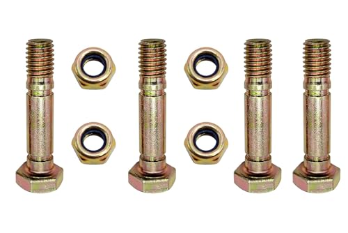 710-0890 Shear Pins and Nuts Fits MTD Cub Cadet Troy-Bilt 710-0890 710-0890A 910-0890A 4 Pack