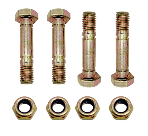 710-0890 Shear Pins and Nuts Fits MTD Cub Cadet Troy-Bilt 710-0890 710-0890A 910-0890A 4 Pack