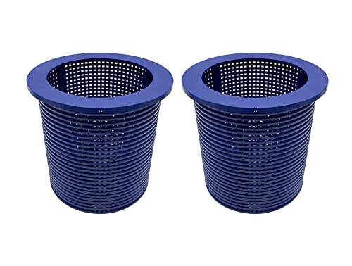 Poolzilla 2 Pack Premium Skimmer Basket, Replacement for Pentair 38013A fo Floating Weir, Admiral Skimmer, Aladdin B-37, 850001–S-10, Made of Durable ABS Plastic