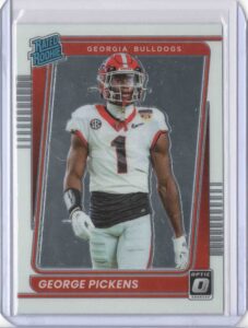 2022 panini chronicles draft picks donruss optic rated rookies #23 george pickens - rookie year