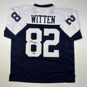 facsimile autographed jason witten dallas thanksgiving day reprint laser auto football jersey size men's xl