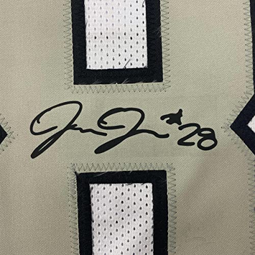 Facsimile Autographed Josh Jacobs Oakland Las Vegas Color Rush White Reprint Laser Auto Football Jersey Size Men's XL