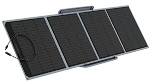 200w 36v portable solar panel with mc4 output for power station, foldable solar panel with adjustable kickstand, waterproof solar charger for solar generator camping rv off-grid