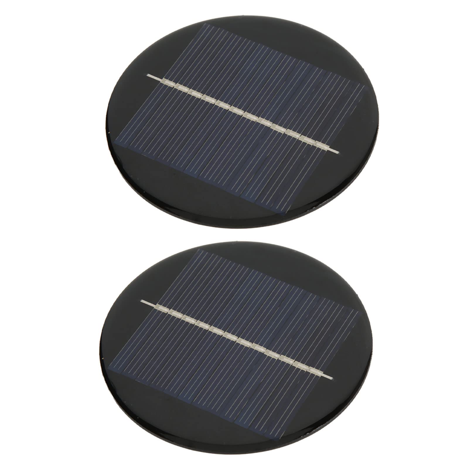 Solar Panel, 0.5W high Conversion Rate Waterproof Circular Solar Panel for House Outdoor use