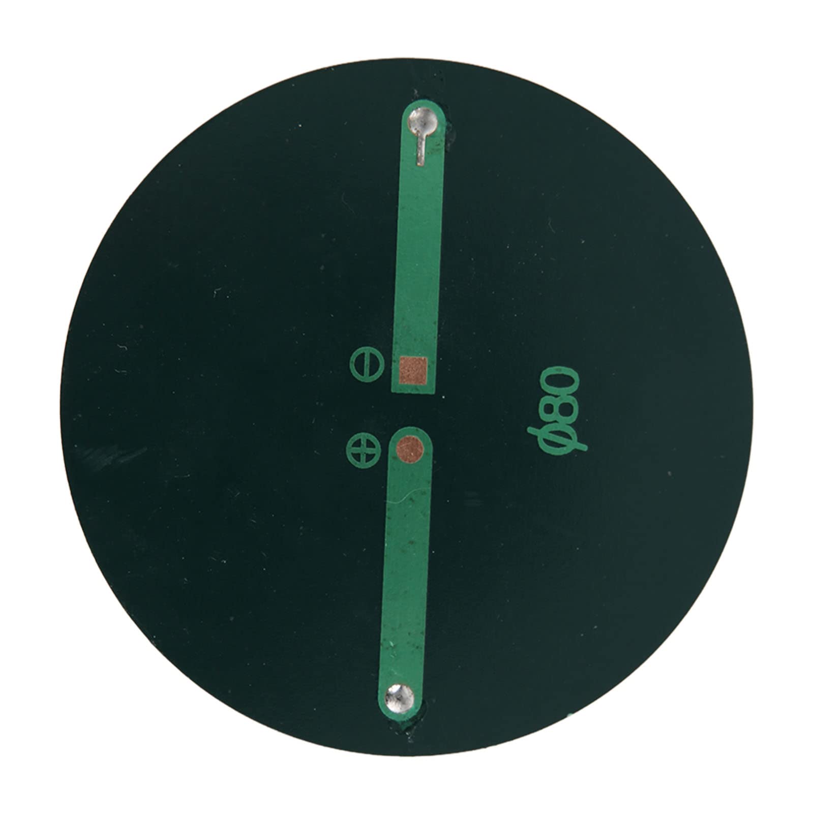 Solar Panel, 0.5W high Conversion Rate Waterproof Circular Solar Panel for House Outdoor use